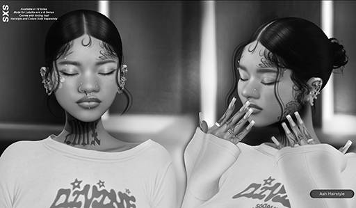 Second Life Marketplace Sxs Ash Hairstyle Demo